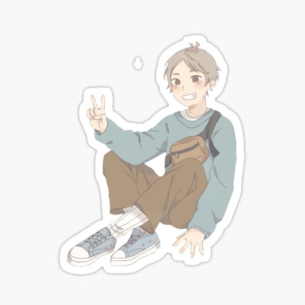 "Sugawara Koshi" Sticker for Sale by rahelacondrea | Redbubble