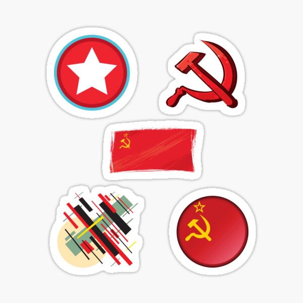 " Leftist Symbols Sticker Pack " Sticker for Sale by SaminBin | Redbubble