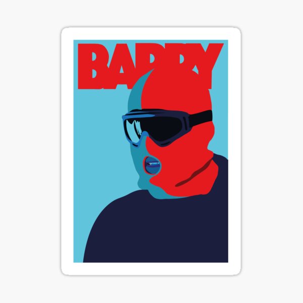 "BARRY - Poster" Sticker by RocketBrother | Redbubble