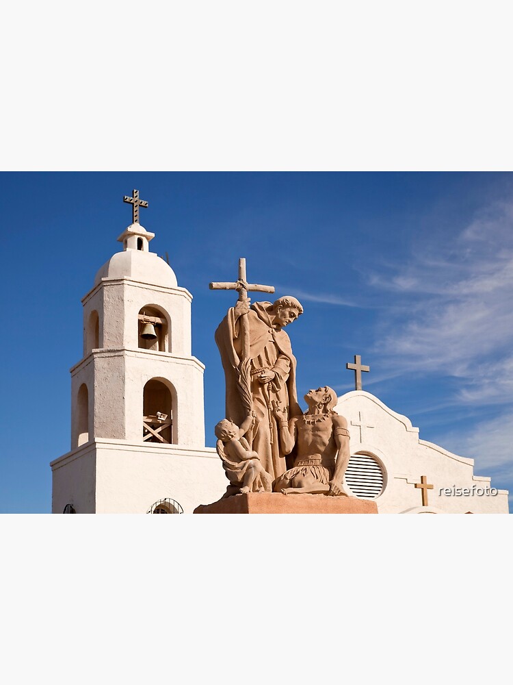 "Mission in Yuma, Arizona" Poster for Sale by reisefoto | Redbubble