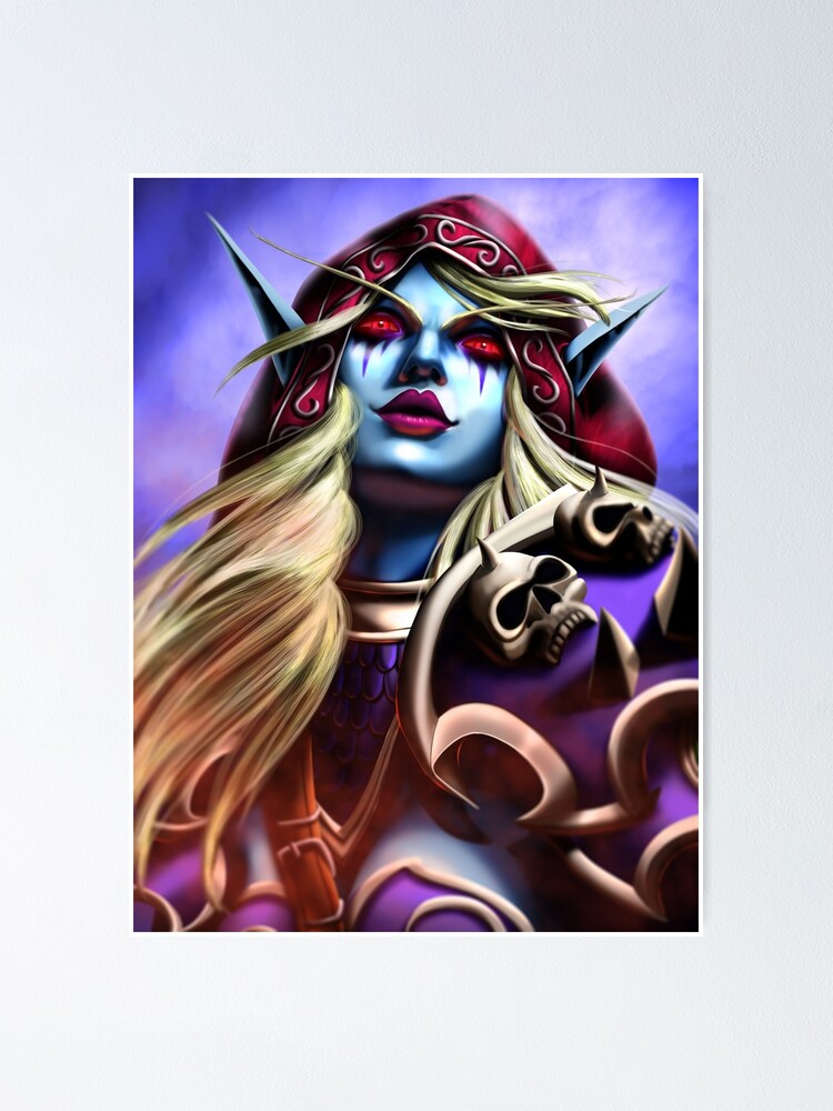 "Sylvanas" Poster by Nekomancienne- | Redbubble
