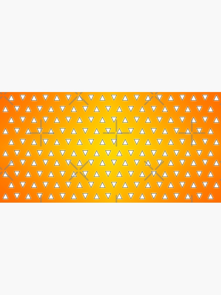 "Zenitsu Agatsuma Electric Demon Slayer Pattern" Photographic Print by ...