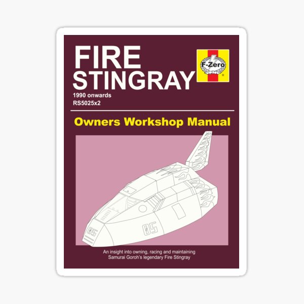 "Fire Stingray" Sticker for Sale by Chrisjamesevans | Redbubble