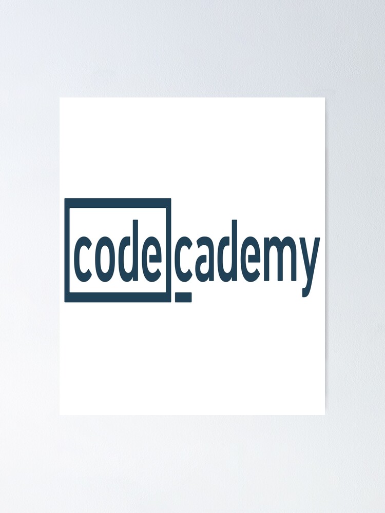 "Codecademy Logo Icon Gift for Codecademy Fan" Poster for Sale by ...