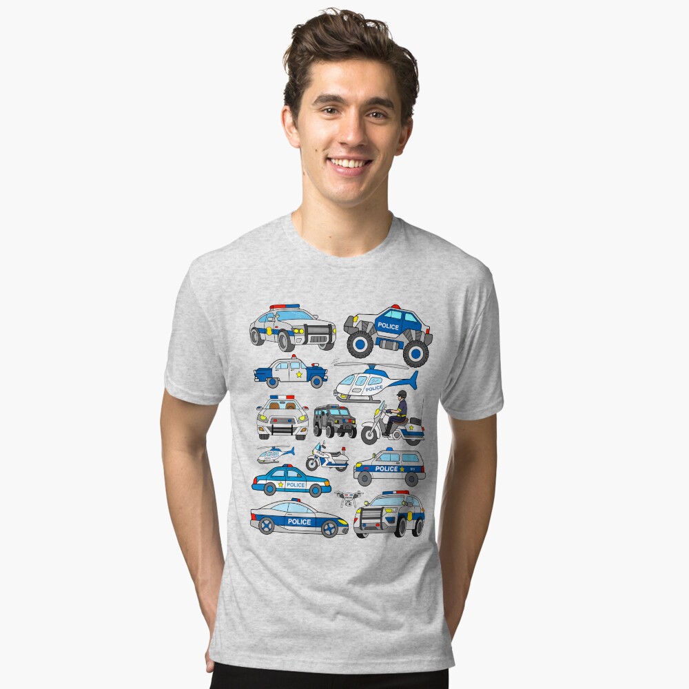 "Police Car Design" Art Print for Sale by samshirts | Redbubble