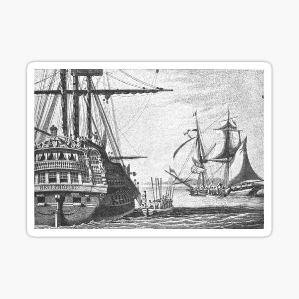 "The Ships at Port" Sticker for Sale by popartforfun | Redbubble