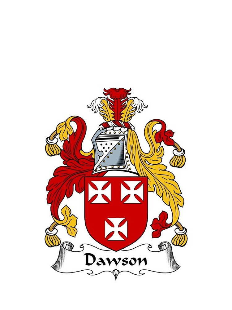 "Dawson Coat of Arms / Dawson Family Crest" iPhone Case for Sale by ...