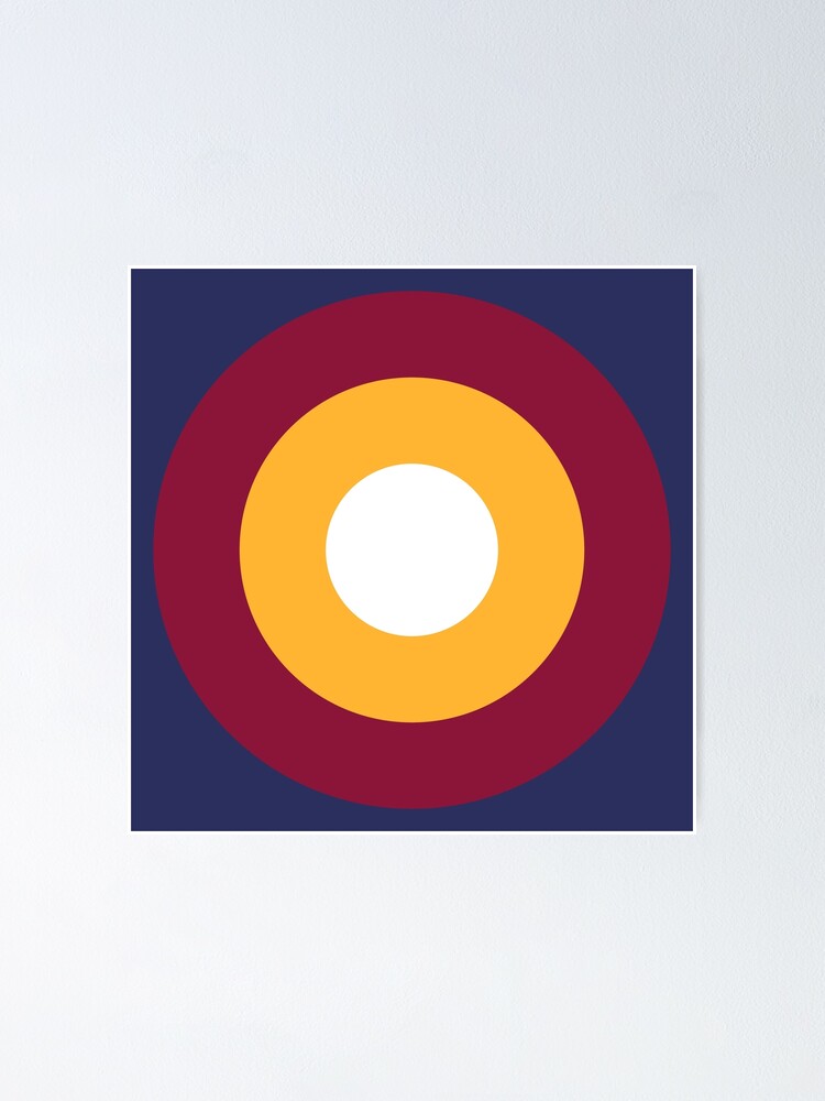 "Roundel Qatar military aircraft insignia mods mod" Poster by ...