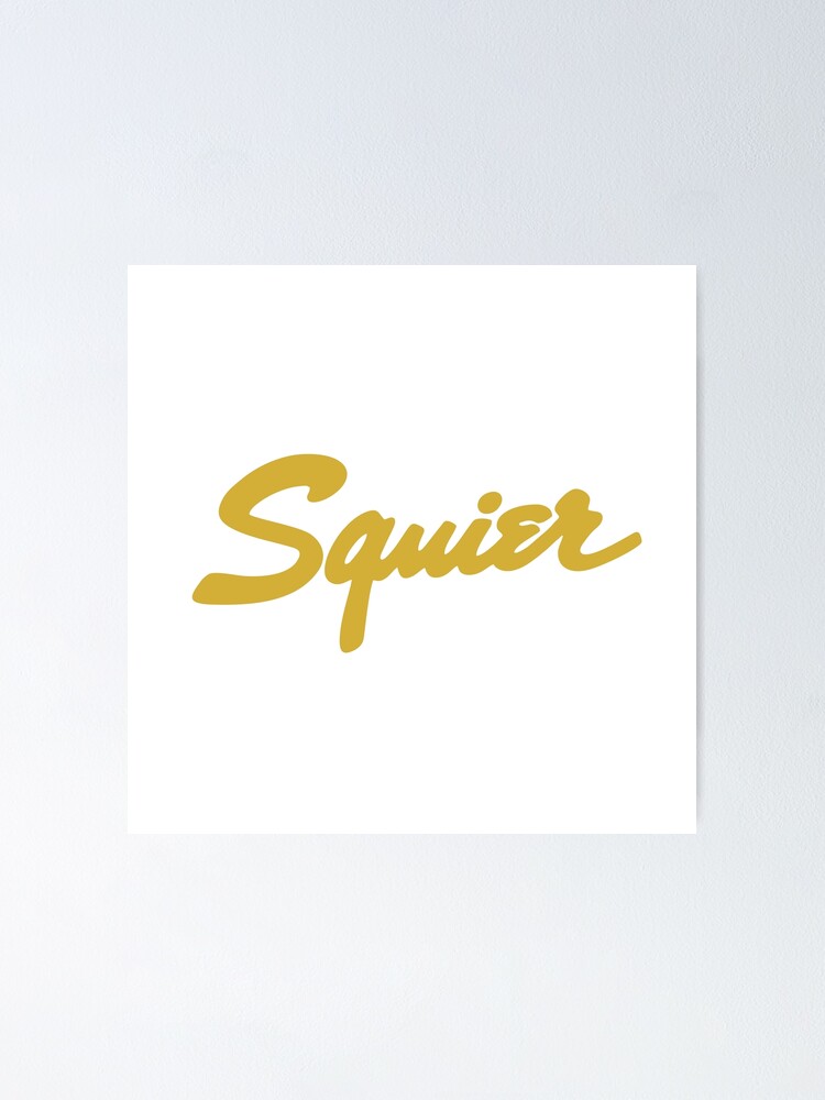 "Squier Best Logo" Poster by denzidanzo | Redbubble