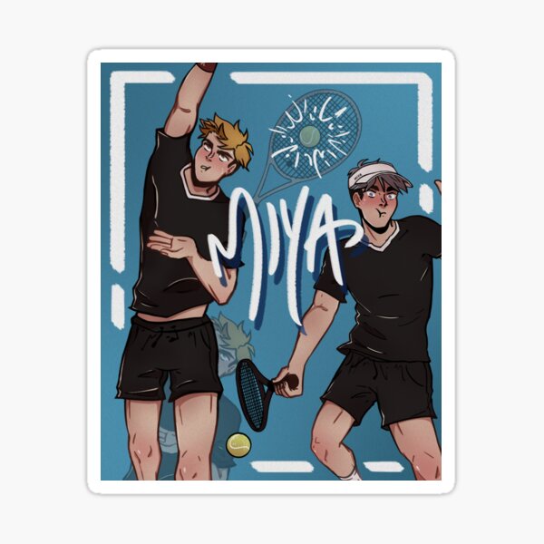 "miya print" Sticker by Bricus27 | Redbubble