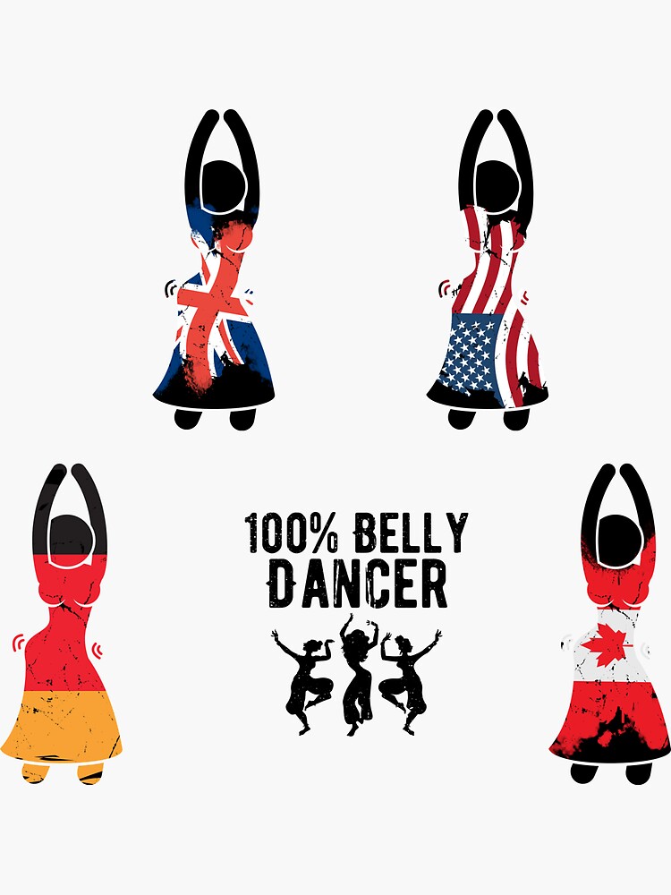 "Belly dancing, belly dancer, belly dance" Sticker for Sale by Just-a ...