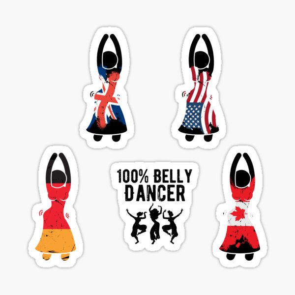 "Belly dancing, belly dancer, belly dance" Sticker for Sale by Just-a ...