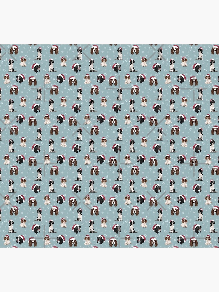"The Christmas Springer Spaniel" Socks for Sale by Elspeth Rose | Redbubble