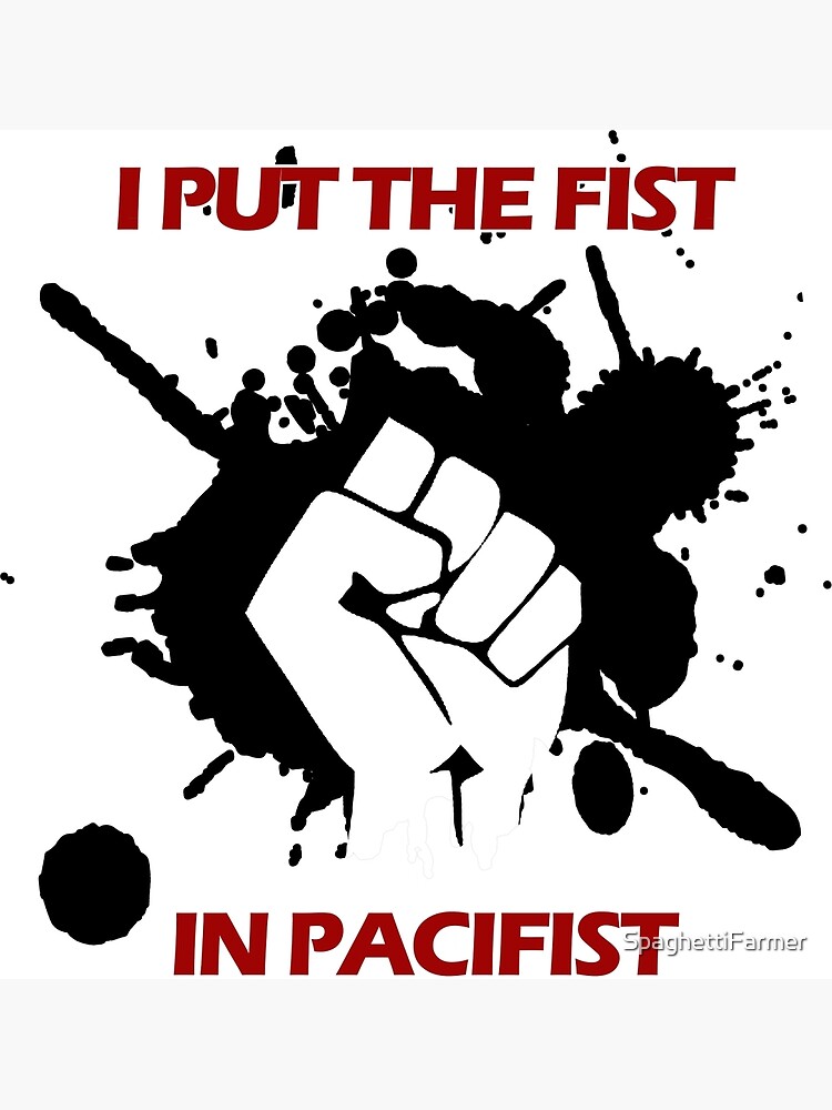 "Pacifist" Poster for Sale by SpaghettiFarmer | Redbubble
