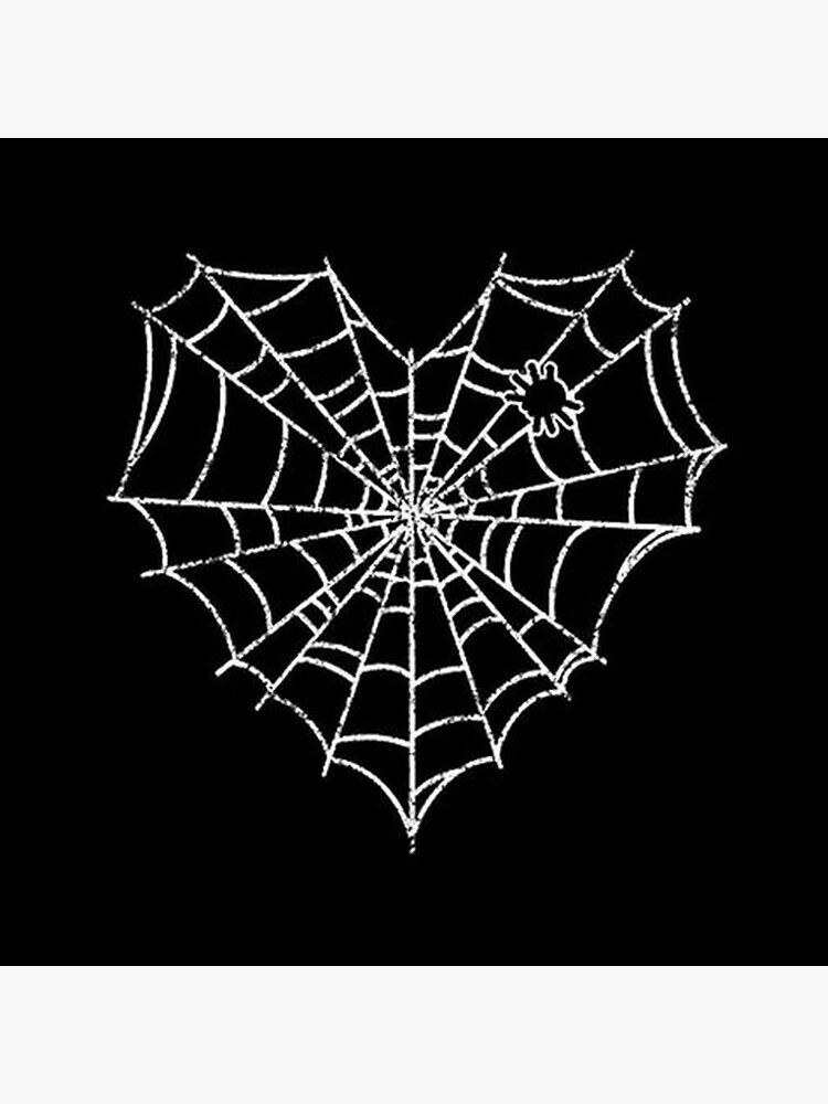 "goth spider heart" Sticker by sabrinamerg | Redbubble