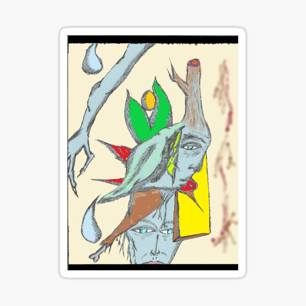 "bad roots" Sticker by wormink | Redbubble