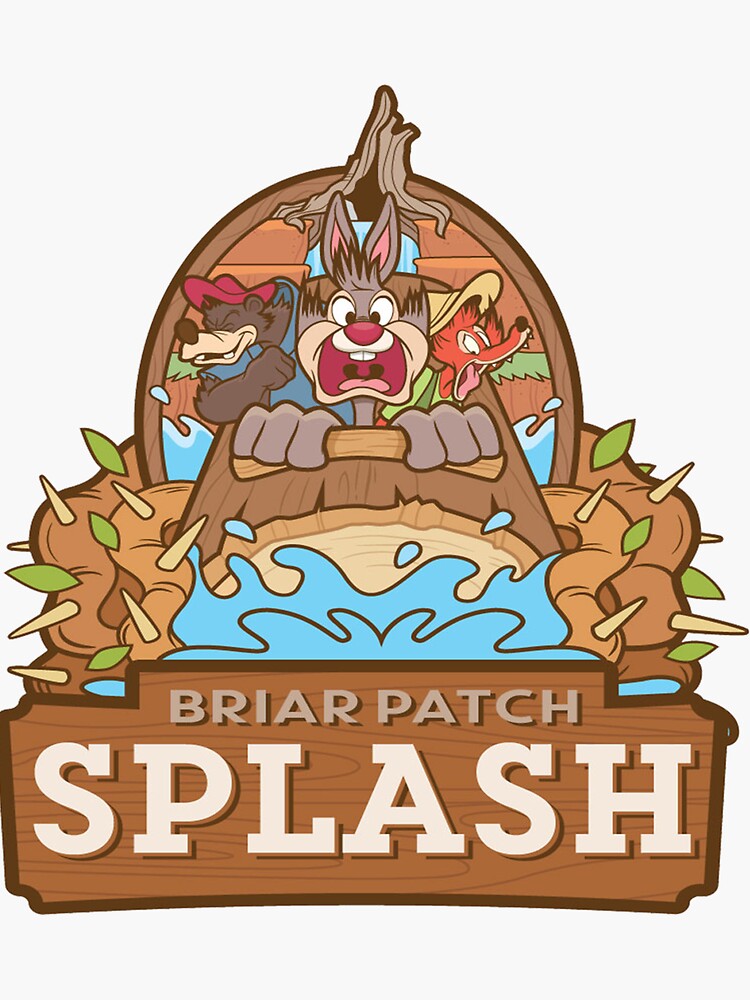 "Briar Patch Splash" Sticker for Sale by ewizaboof | Redbubble