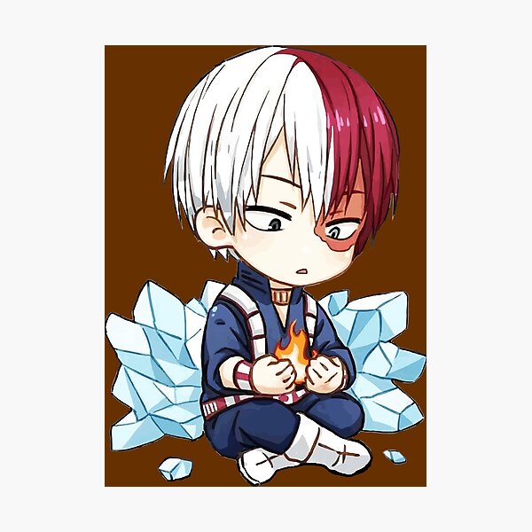 "shoto todoroki chibi" Photographic Print by peakrobert | Redbubble