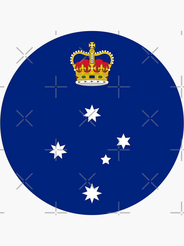 "State badge of Victoria, Australia" Sticker for Sale by Shav | Redbubble
