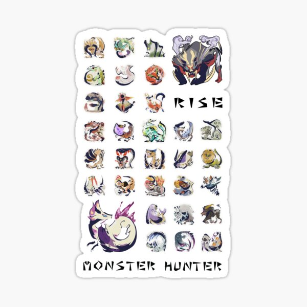 "Monster Hunter Rise" Sticker by shiranui93 | Redbubble
