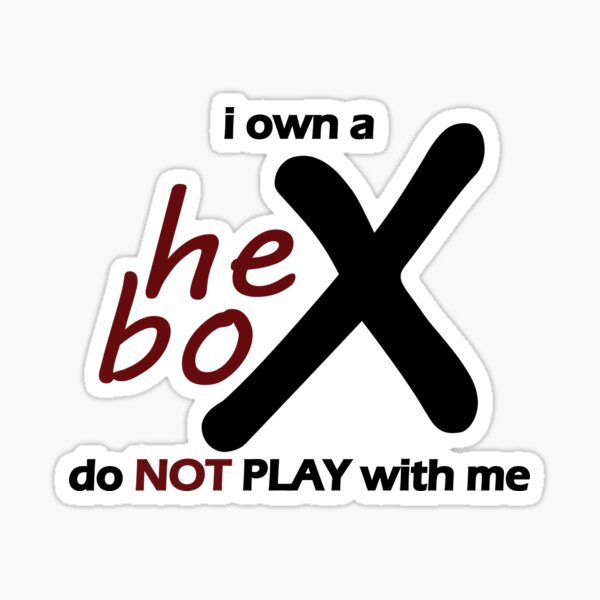 "Hex Box" Sticker for Sale by Tieras | Redbubble
