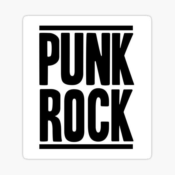 "Punk Rock" Sticker by samcloverhearts | Redbubble