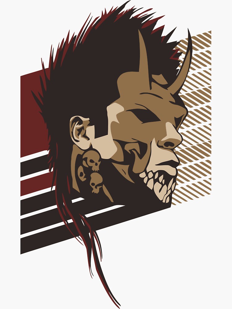 "Devil punk" Sticker for Sale by reliiq | Redbubble