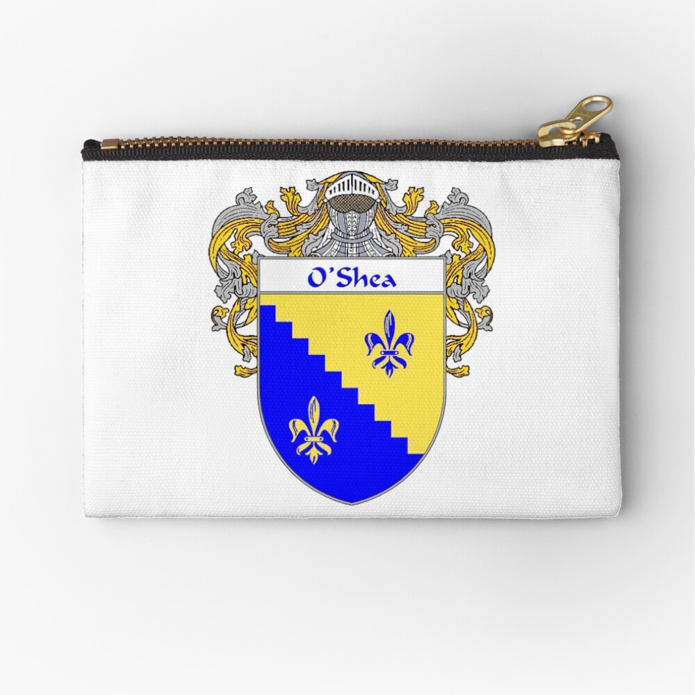 "O'Shea Coat of Arms / O'Shea Family Crest" Zipper Pouch by IrishArms ...