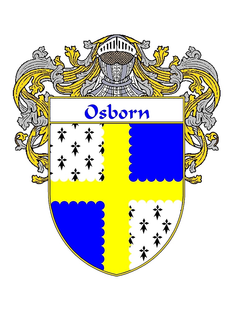"Osborn Coat of Arms / Osborn Family Crest" Art Print for Sale by ...