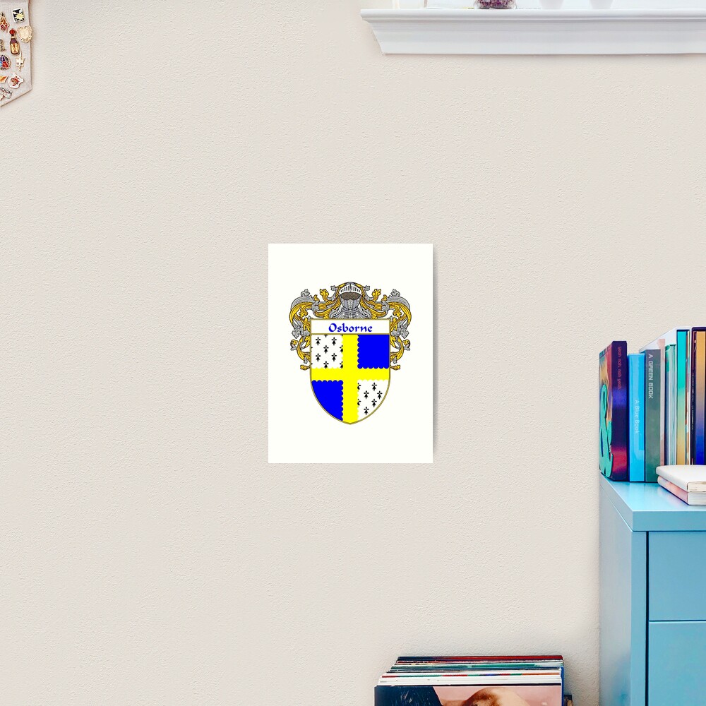 "Osborne Coat of Arms / Osborne Family Crest" Art Print for Sale by ...