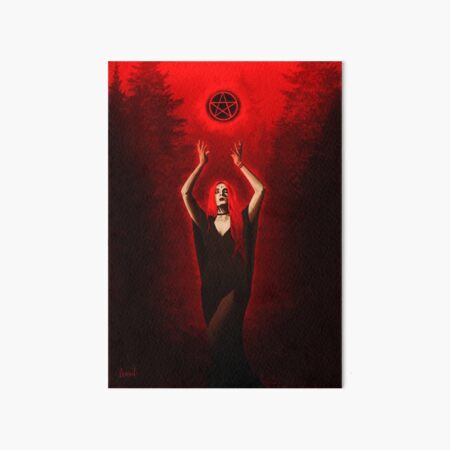 "Red Witch" Art Board Print by Aesil | Redbubble
