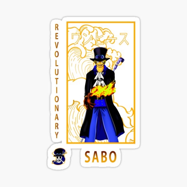 "Sabo Revolutionary Japan Style" Sticker for Sale by okiiskandar18 ...