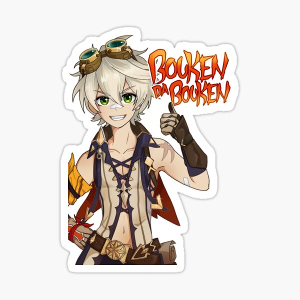 "Bennett - Genshin Impact" Sticker for Sale by Hunholy | Redbubble