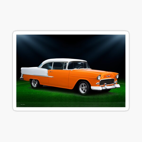 "1955 Chevrolet Bel Air Two-Door Hardtop" Sticker for Sale by ...