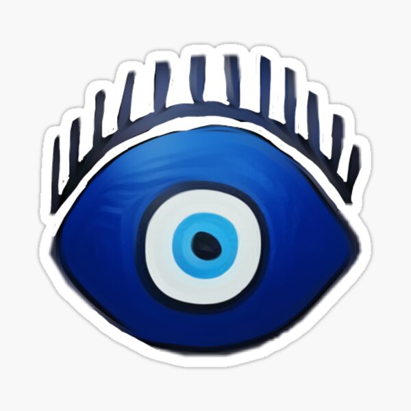 "Turkish eye" Sticker for Sale by Lunhai | Redbubble