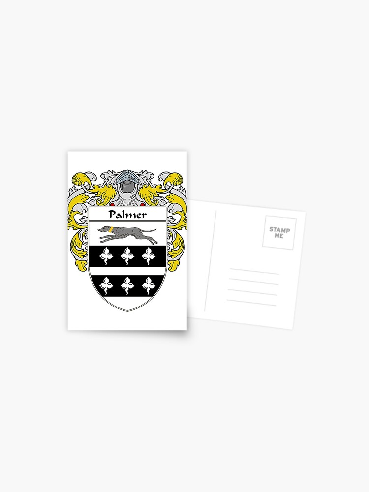 "Palmer Coat of Arms / Palmer Family Crest" Postcard for Sale by ...