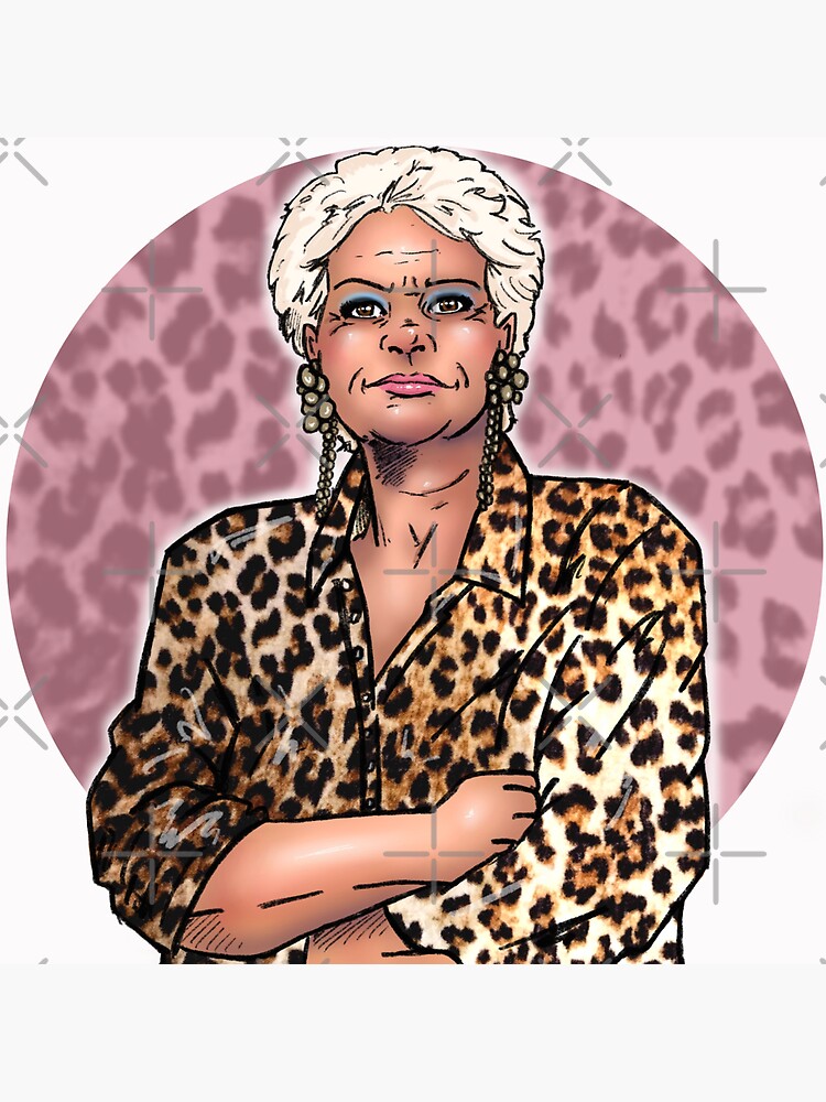 "Celebrating the icons - Eastenders Pat Butcher" Sticker for Sale by ...