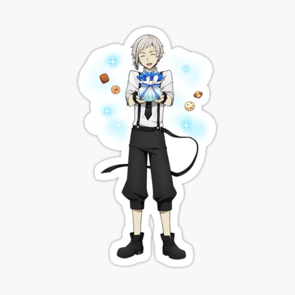 "Nakajima Atsushi White Day" Sticker for Sale by bsdmayoi | Redbubble