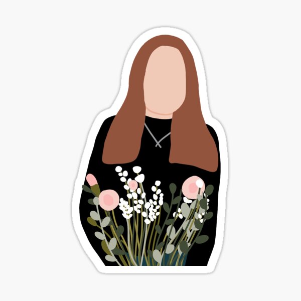 "Faceless Portrait " Sticker for Sale by janaestickers15 | Redbubble