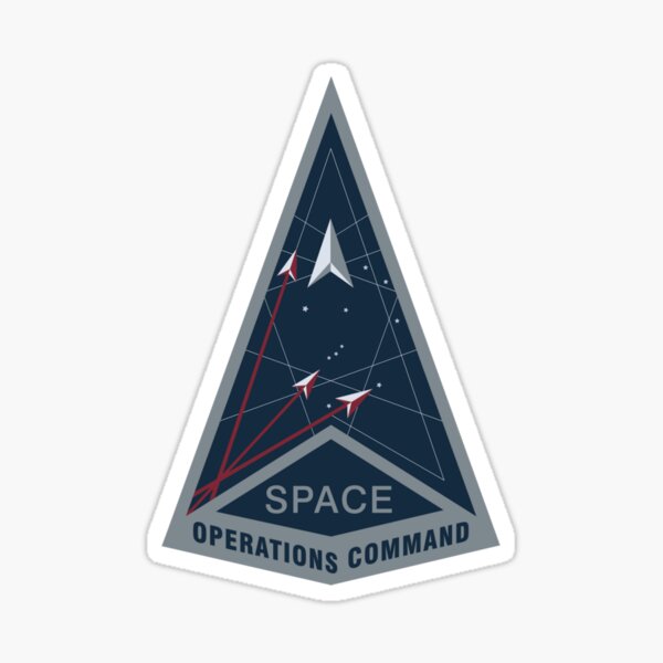 "Emblem of Space Operations Command" Sticker for Sale by trendistudio ...