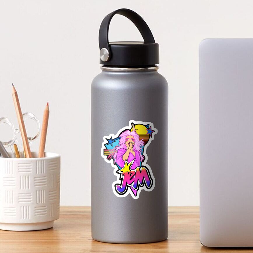 "RETRO 80S JEM" Sticker for Sale by FunnehGacha | Redbubble