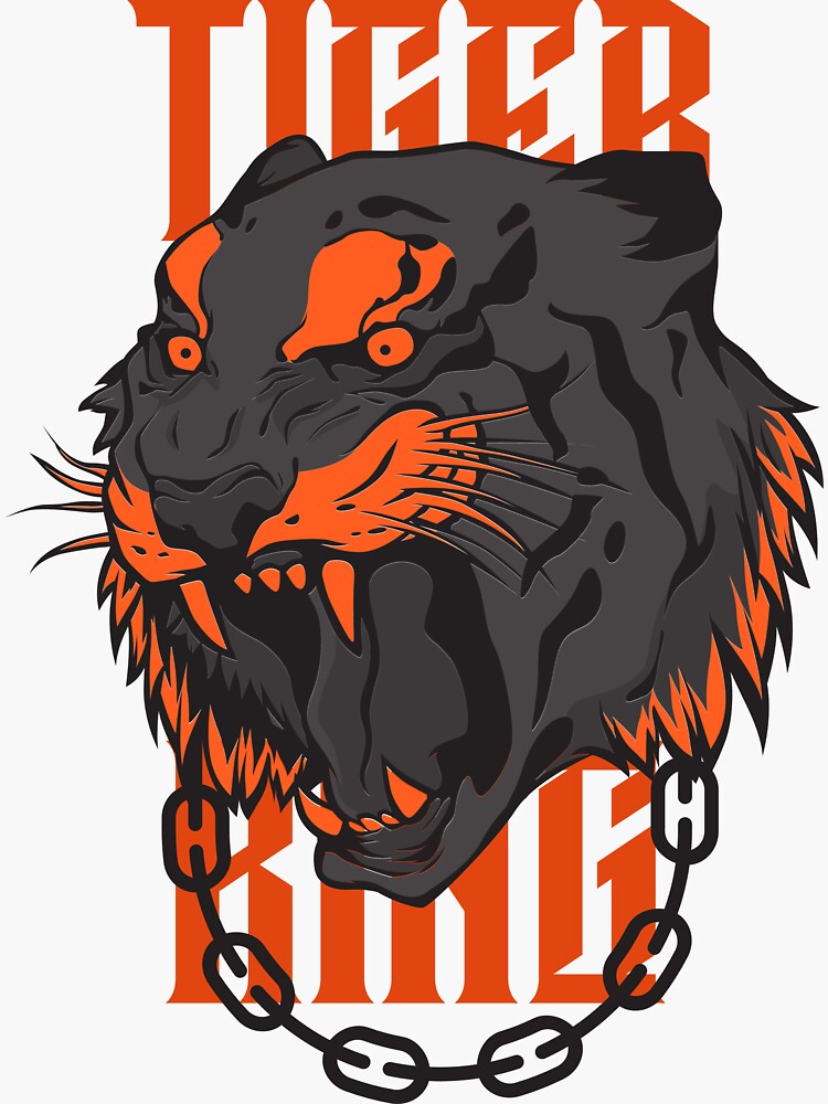 "tiger king" Sticker for Sale by Ceprock | Redbubble