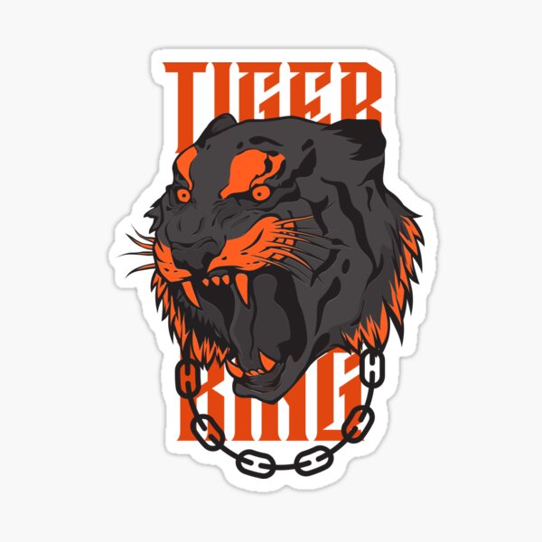 "tiger king" Sticker for Sale by Ceprock | Redbubble