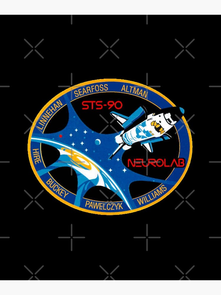 "STS-90 Patch Insignia NASA Retro Style Vintage Emblem" Poster by kawrdesigns | Redbubble