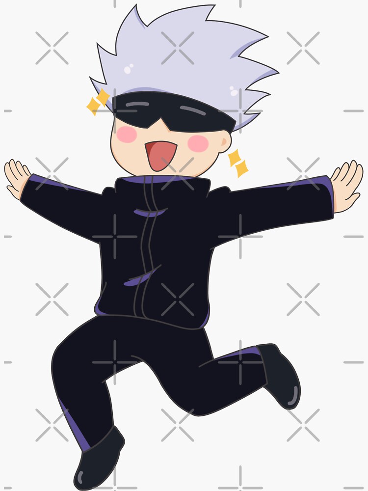 "Happy Gojo ♥" Sticker for Sale by SshuDraws | Redbubble