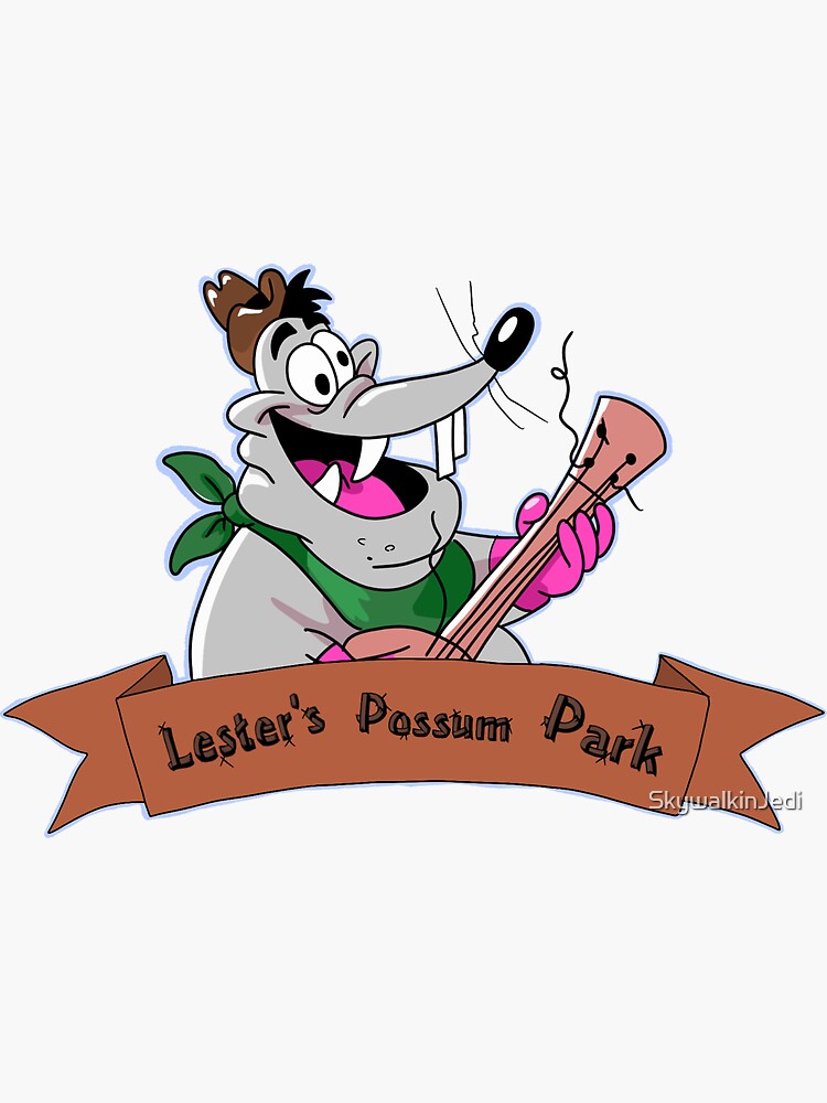 "Lesters Possum Park (Goofy Movie) " Sticker for Sale by SkywalkinJedi ...