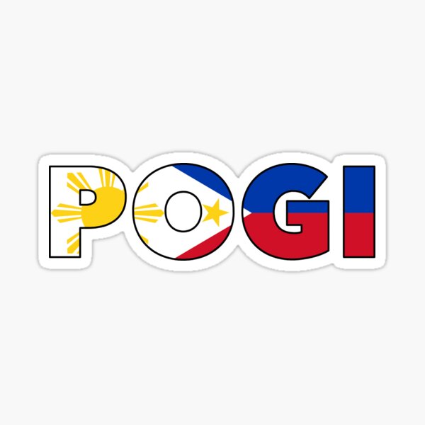 "Pogi" Sticker for Sale by ManilaFlavor | Redbubble