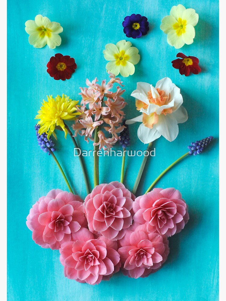 "Spring Florals - Spring Flowers - by Darren Harwood" Sticker for Sale ...