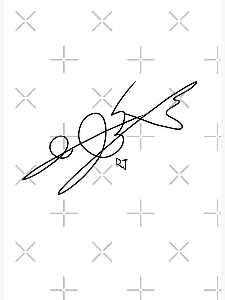 "Huang Renjun's Signature - NCT" Art Board Print by MADCITYY | Redbubble