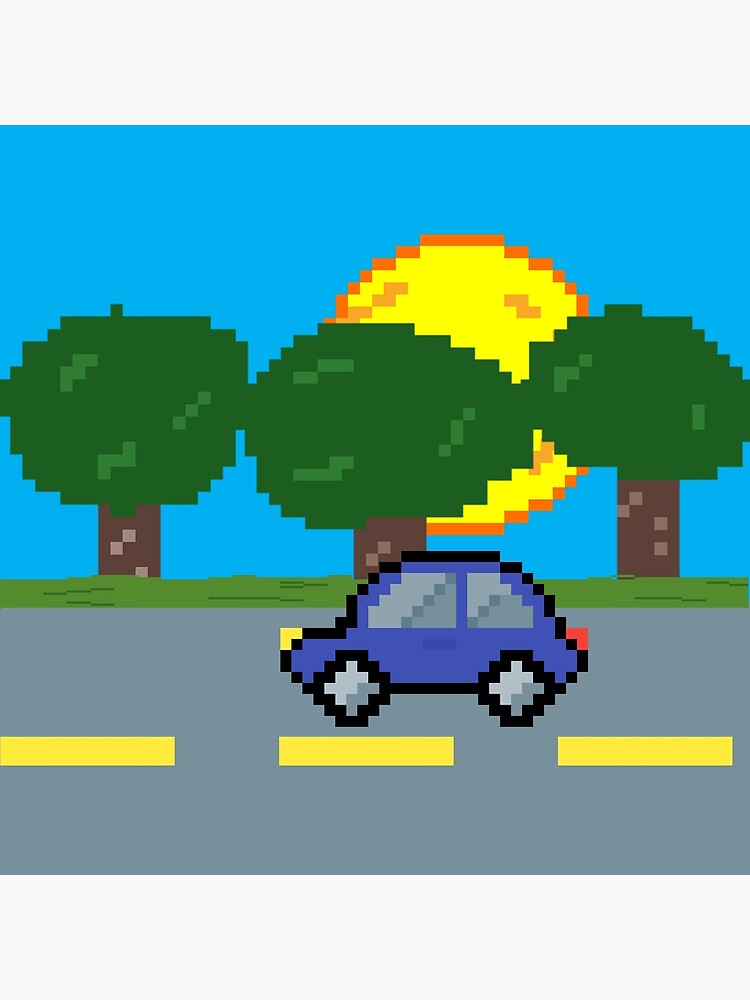 8-Bit Road Trip Premium Matte Vertical Poster sold by Gerardo Diaz ...